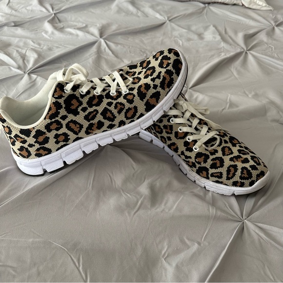 k kip wok | Shoes | Leopard Print Sneakers | Poshmark